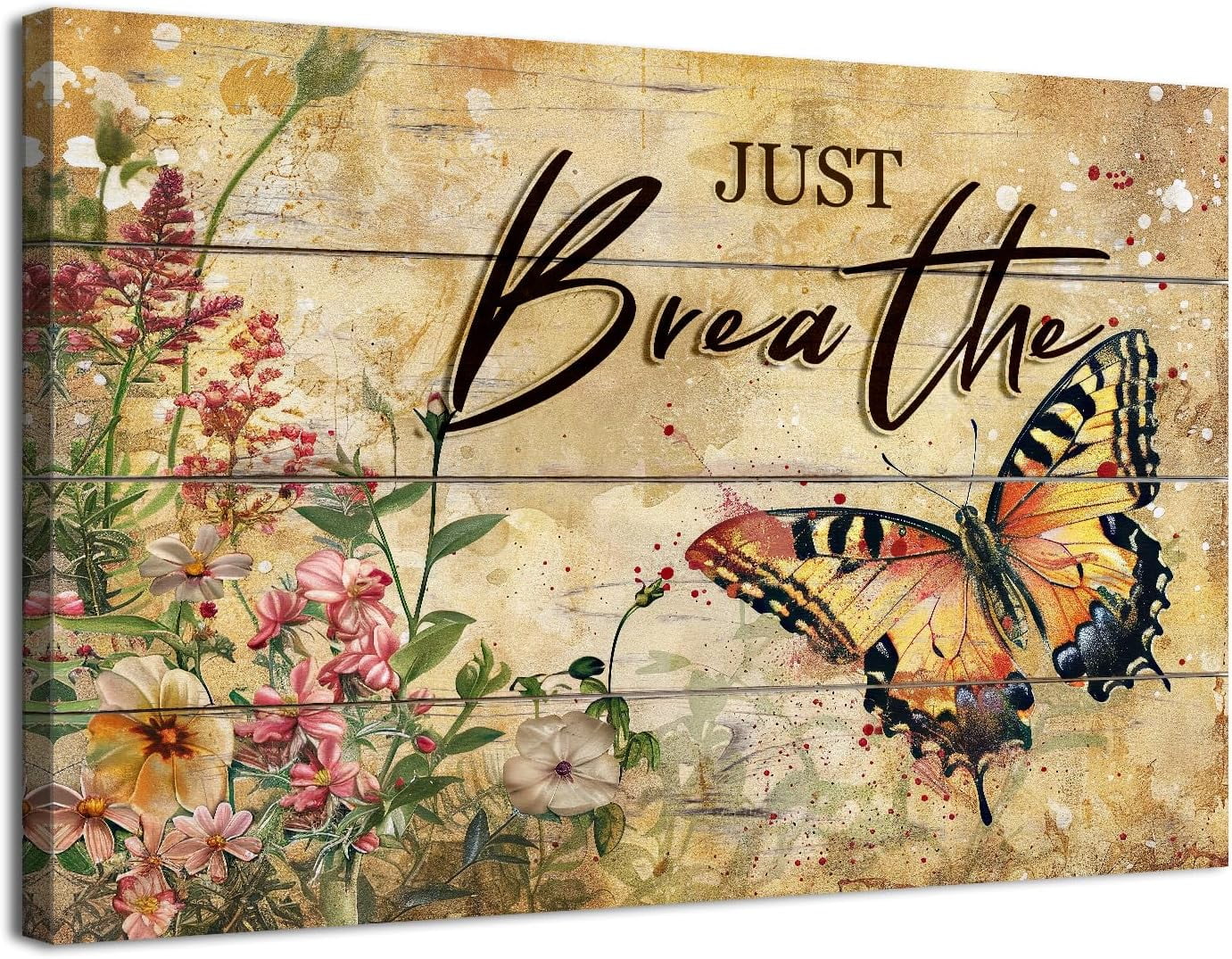 AAzaqTin-Rustic Inspirational Wall Decor Farmhouse Butterfly ...