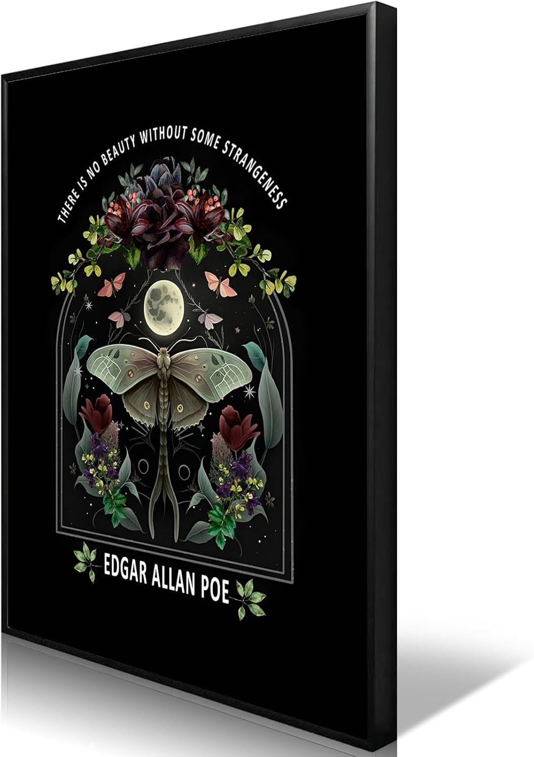 AAzaqTin-Vintage Gothic Wall Art Dark Academia Witchy Wall Decor Edgar ...