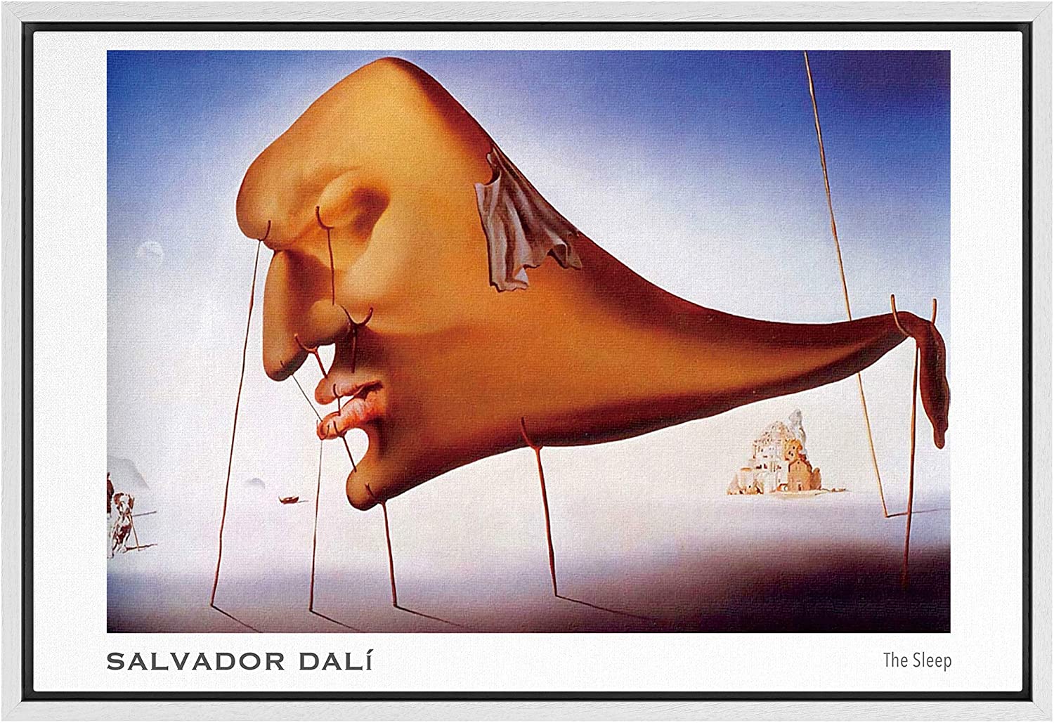 AAzaqTin-d Canvas Print Wall Art The Sleep by Salvador Dali Cultural ...