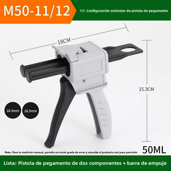 AB 1:1 Manual Epoxy Sealing Gun for Adhesives and Caulkings, Mixed ...