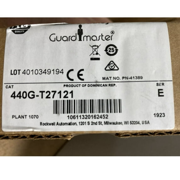 AB 440G-T27121 Guard master TLS-GD2 Safety Interlock Switch 440GT27121 - Walmart.com