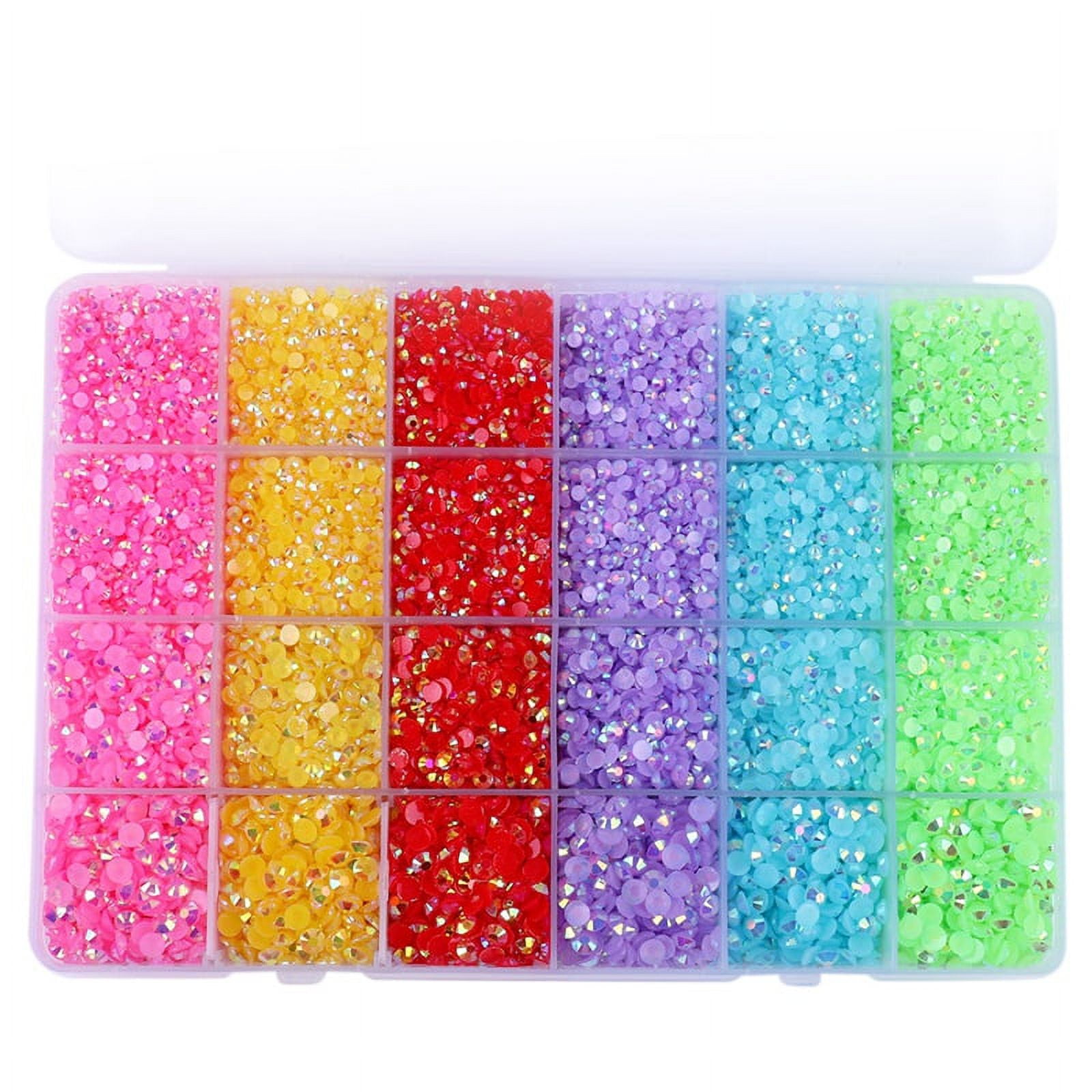 AB Nail Rhinestone Boxed DIY Resin Jelly Diamond Symphony Phone Case ...