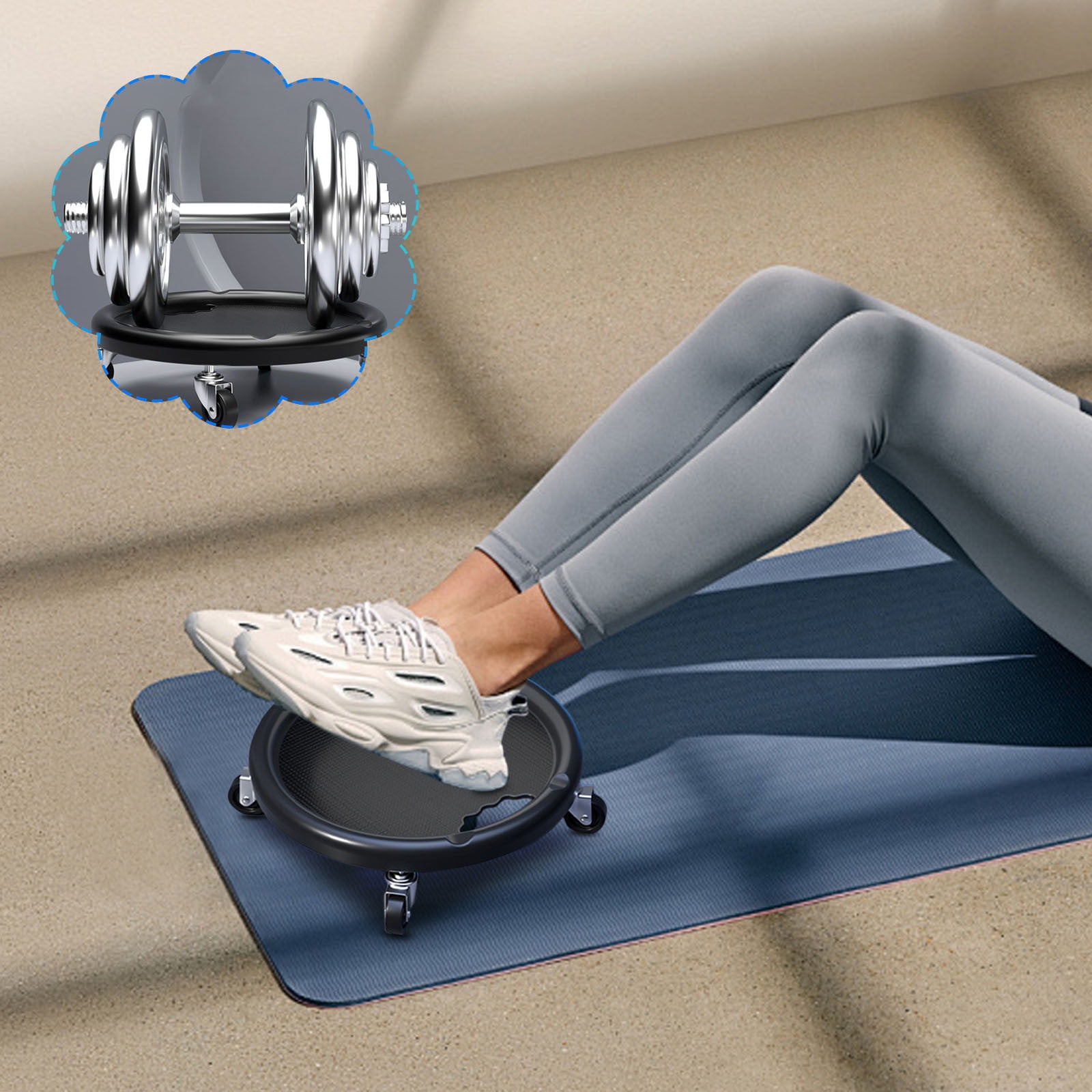 AB Roller Multi-Functional AB Roller Wheel Exercise Wheel for ABs ...