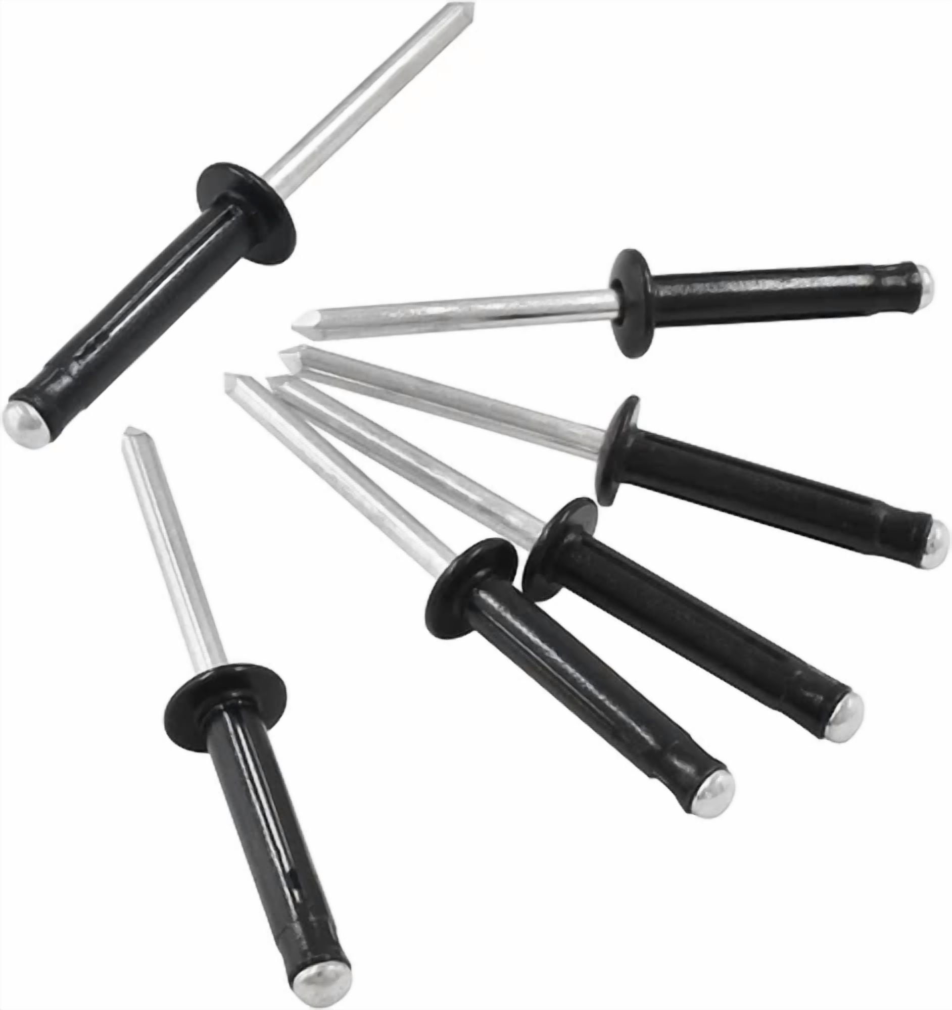 AB STAT 60 Pcs 3/16" X 1" Tri-Fold Exploding Pop Rivets, Aluminum Large ...