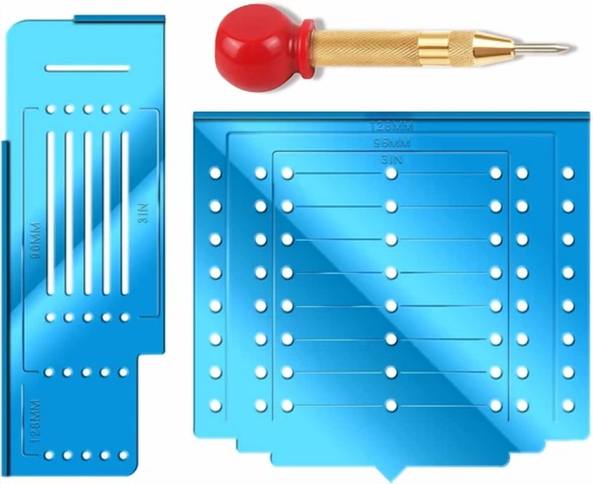 AB STAT Cabinet Hardware Template with Center Punch, Cabinet Handle ...