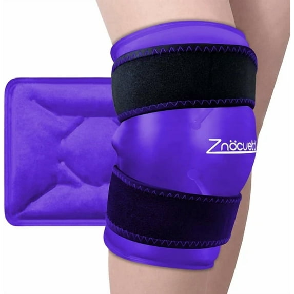 AB STAT Enhanced Knee Ice Pack Wrap for Pain Relief, Large Gel Ice Pack ...