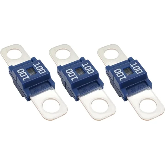 AB STAT Pack of 3 Ami/Midi Fuse 100 Amp High Current Fuse Bolt-On ...