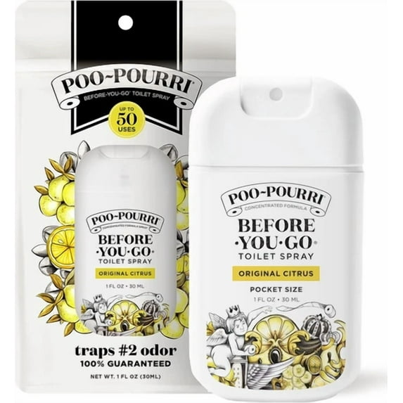 AB STAT Poo~Pourri Original Citrus Pocket Before-You-Go Toilet Spray ...