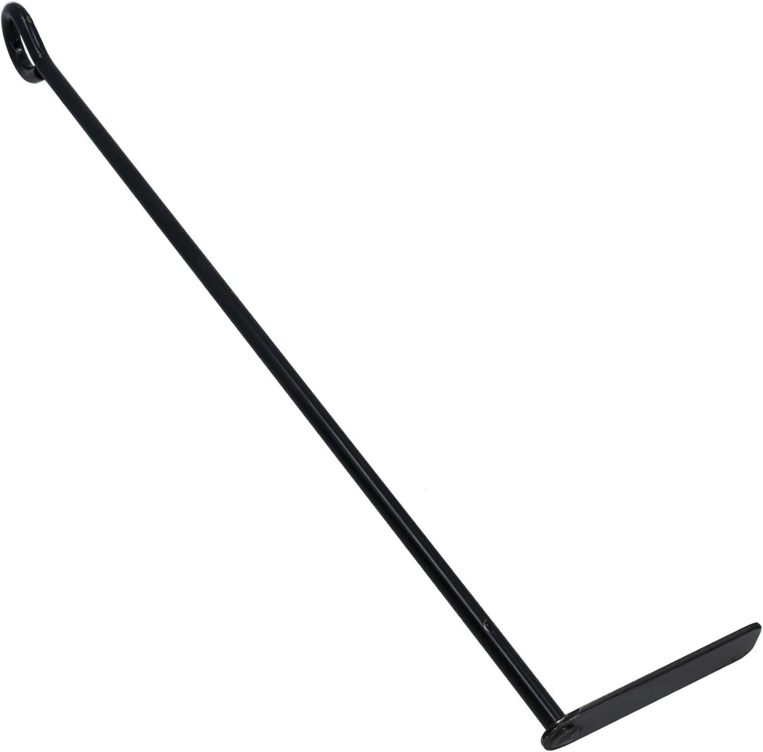 AB Tools L Ash Rake Scraper Wood Burner Fire Coal Charcoal Steel Metal ...