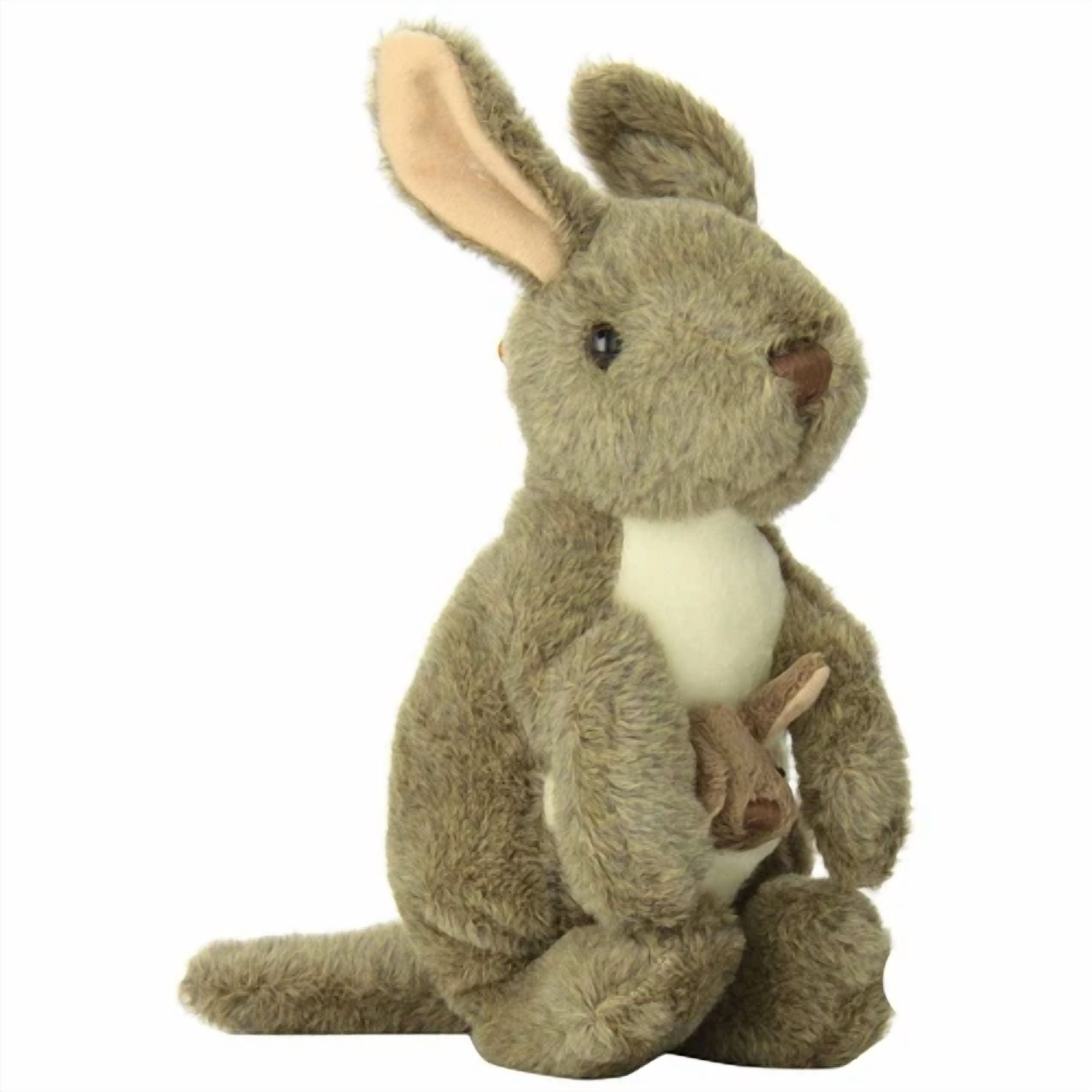 AB VINIL Cuddlekins Mini Kangaroo With Joey 8 Inch Stuffed Animal ...