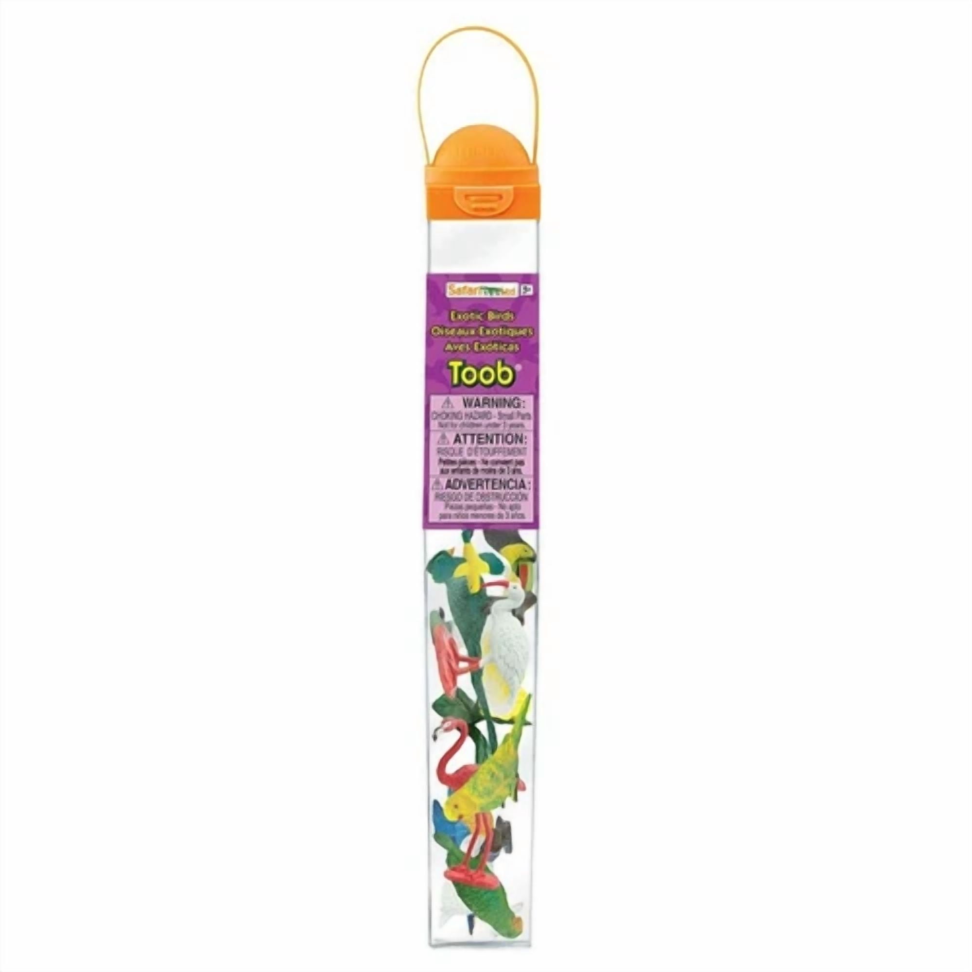 AB VINIL Exotic Birds Toob Mini Figures Safari Ltd - Walmart.com