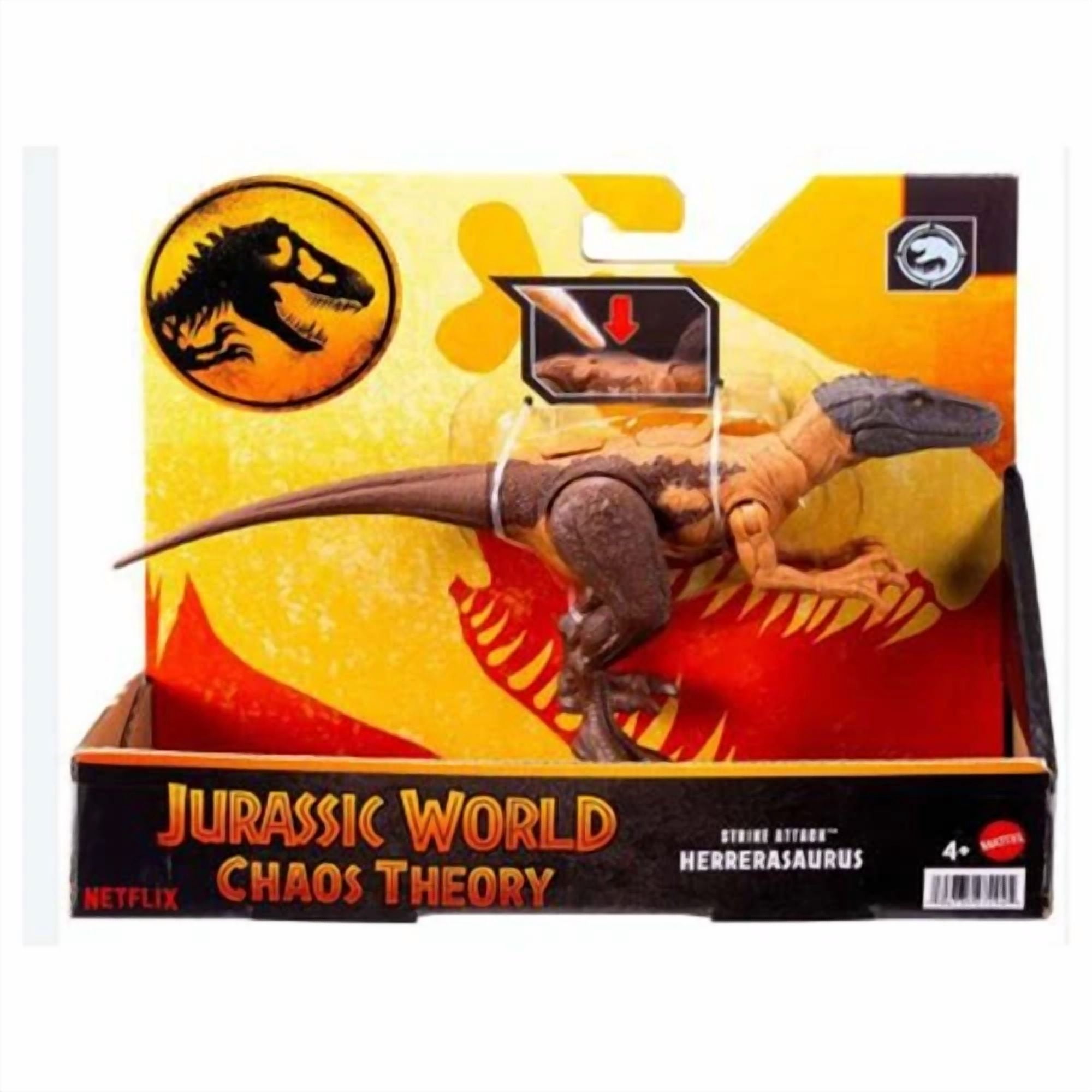 AB VINIL Mattel Jurassic World Chaos Theory Strike Attack Herrerasaurus ...