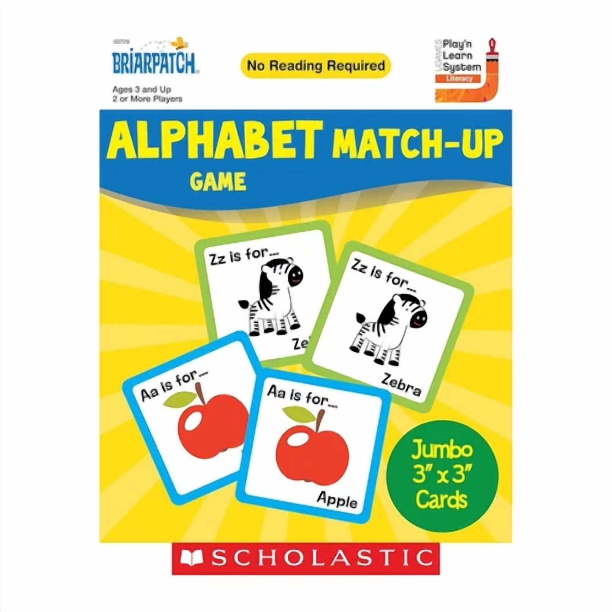 AB VINIL University Games Scholastic Alphabet Match-Up Game - Walmart.com