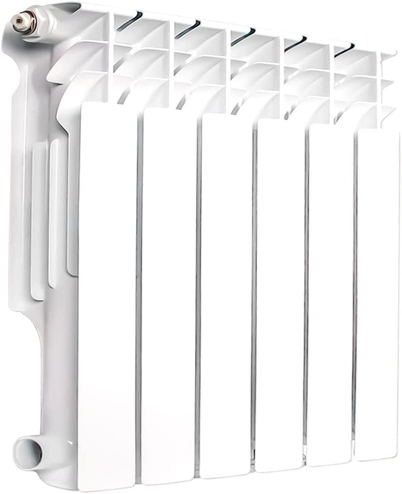 AB Wall-mounted Radiator Heater with 6 Panels, Light Weight Aluminum ...