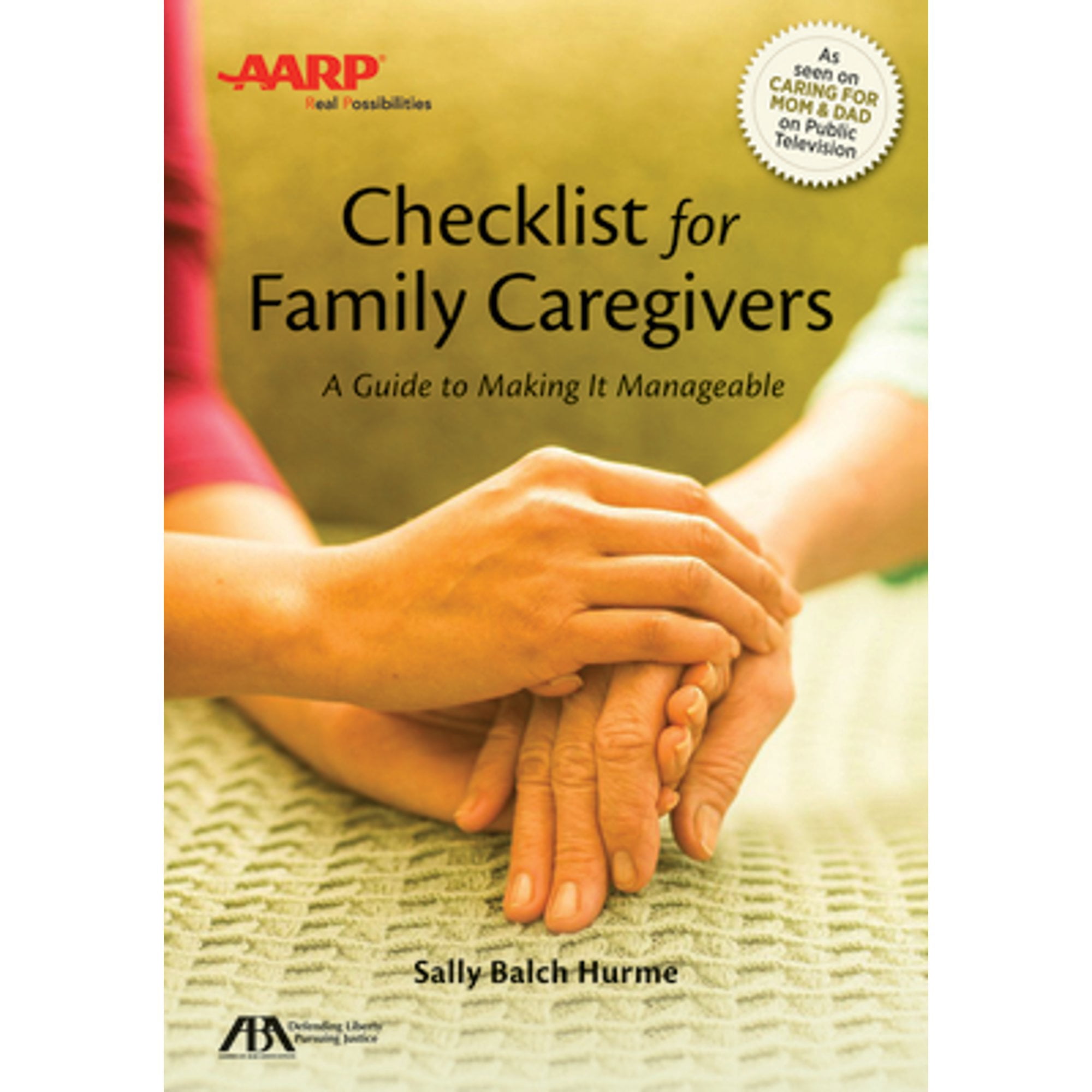 ABA/AARP Checklist for Family Caregivers: A Guide to Making It ...
