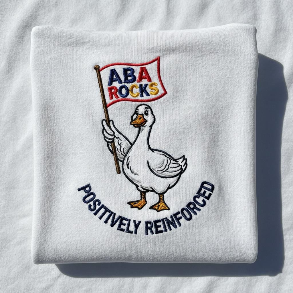 ABA Rocks Positively Reinforced Embroidered Dad Hat, Funny Behavior ...