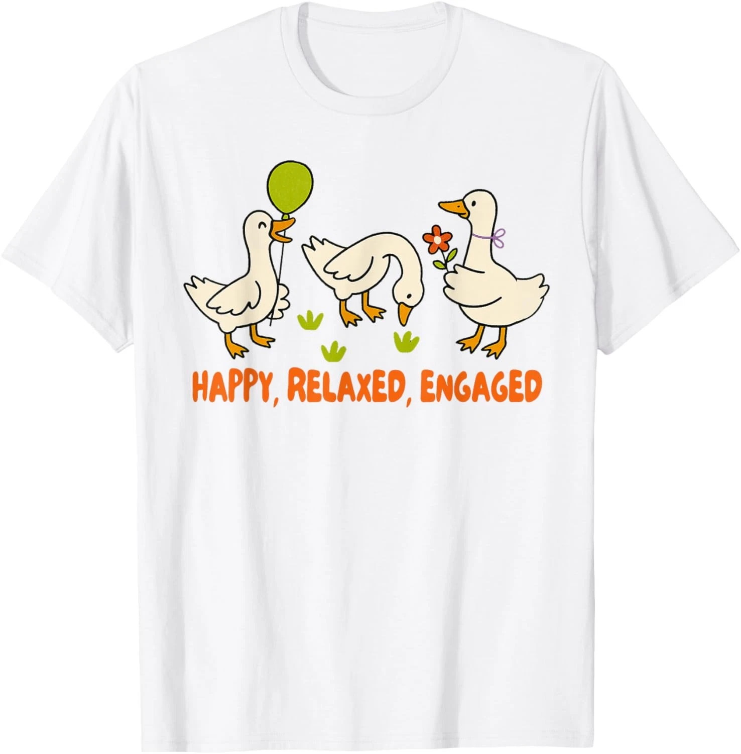 ABA Squad Behavior Analyst Silly Goose Happy Relaxed Fun Unisex T-Shirt ...