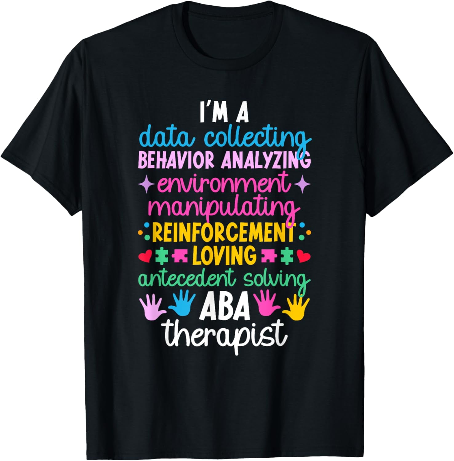 ABA Therapist Definition Applied Behavior Analysis T-ShirtMen and women ...