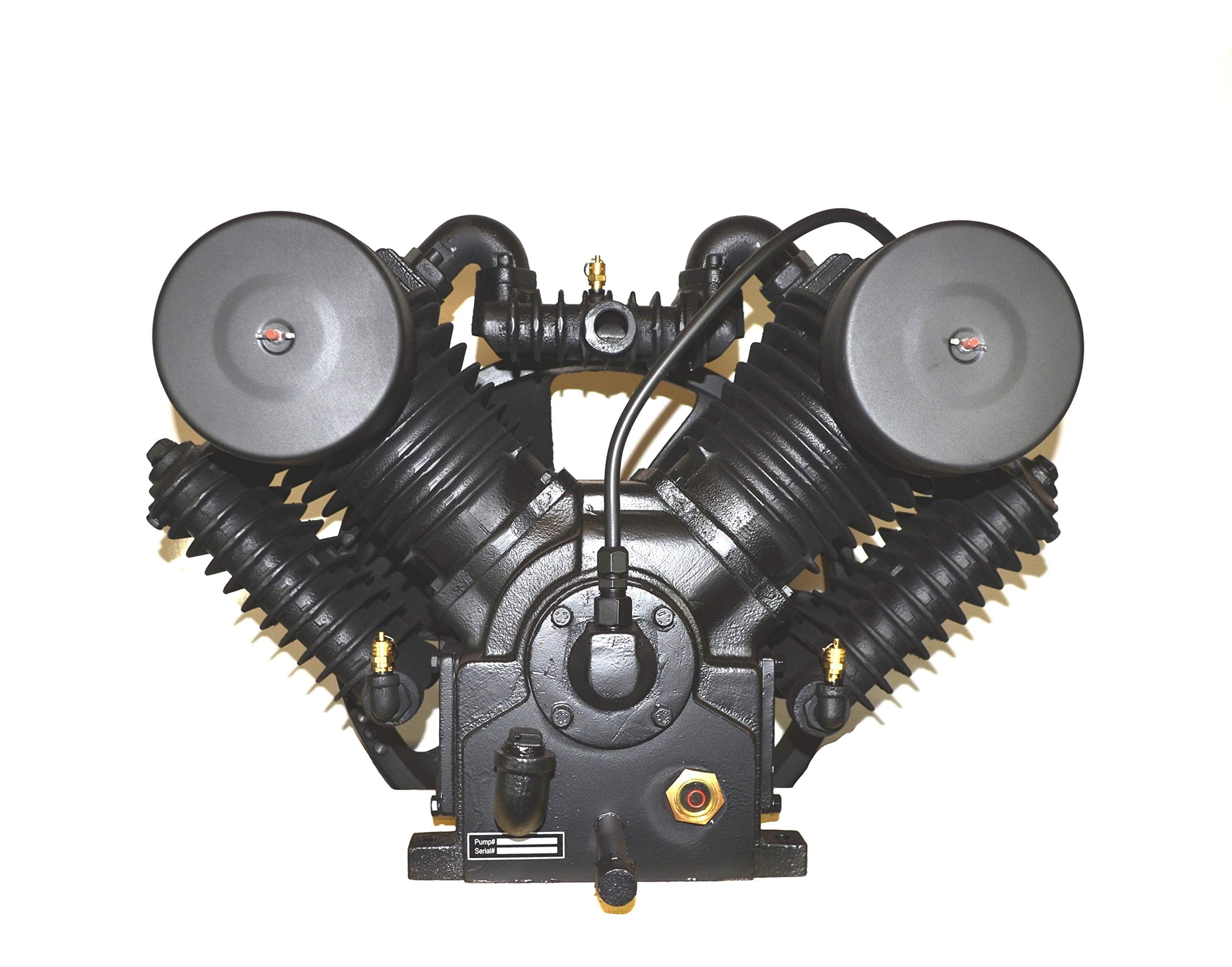 ABAC Atlas Copco/Belaire/Chicago Pneumatic 10HP Two-Stage Cast Iron ...