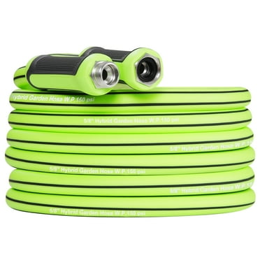 Flexzilla Garden Hose, 5/8" x 25', 3/4" - 11 1/2 GHT Fittings, Flexible ...
