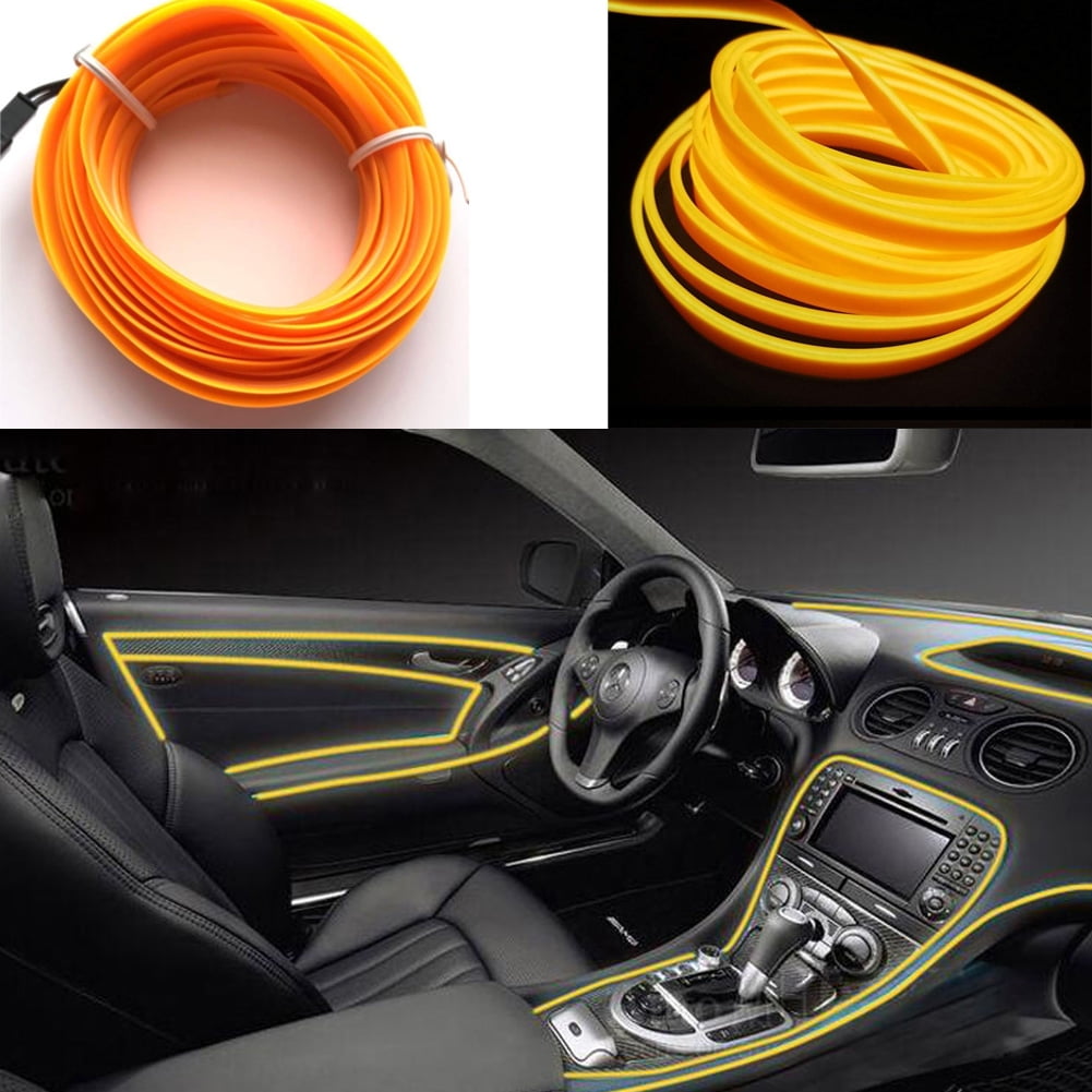 ABALDI Neon Wire for Car LED Strip 12V Neon Lights Under Dash Lighting ...