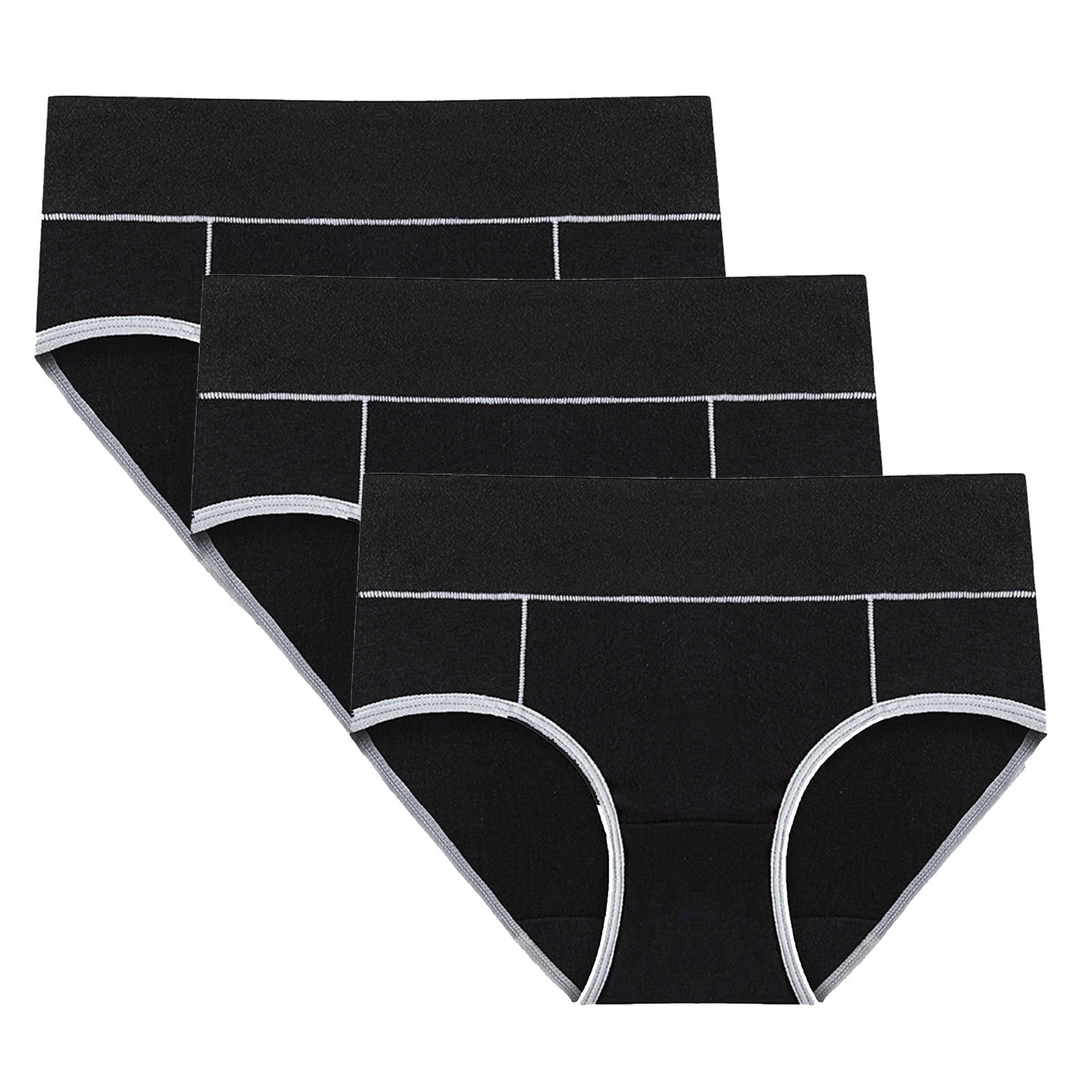 ABATAB 3 Pack Womens Plus Size Underwear Leakproof Menstrual Panties ...