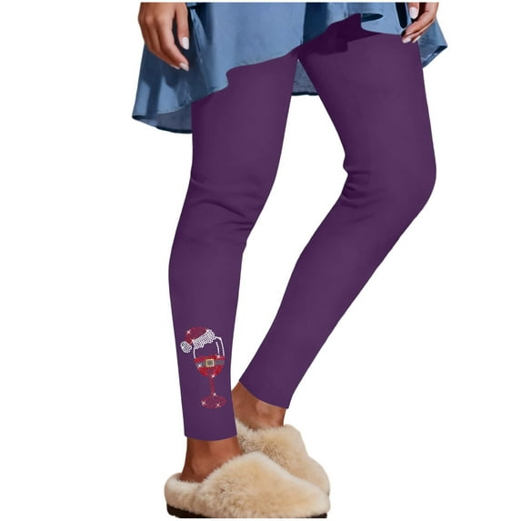 ABATAB Christmas High Waisted Leggings for Women Comfortable Stretchy ...