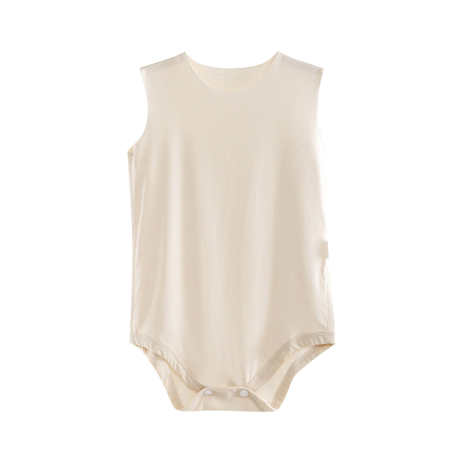 ABATAB Newborn Baby Boy Girl Rompers Sleeveless Crewneck Toddler ...