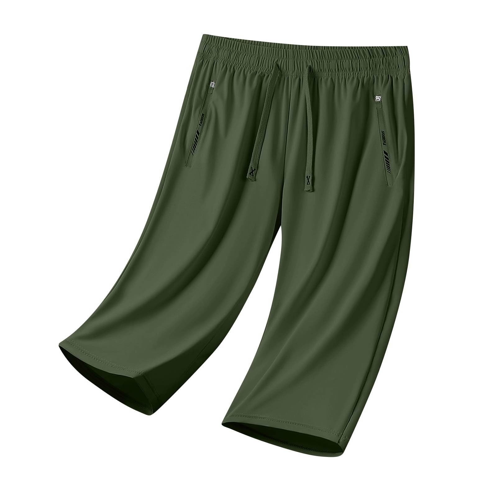 ABATAB Plus Size Capri Pants for Women Lightweight Ice Cool Capris ...