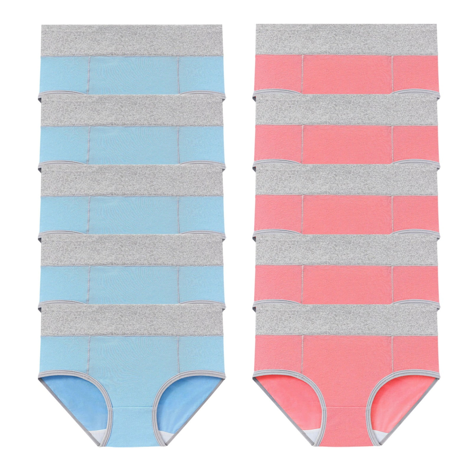 ABATAB Plus Szie Cotton Underwear for Women Soft Stretchy Underpants ...