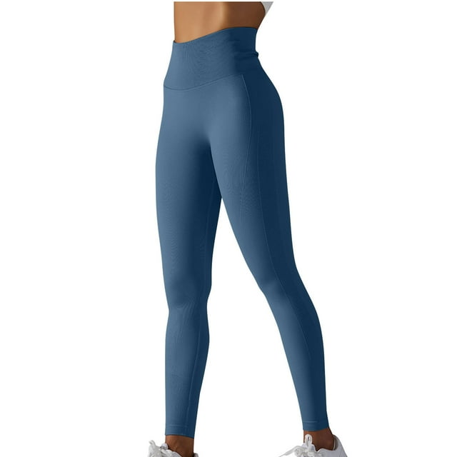 ABATAB Seamless Leggings for Women High Waisted Butt Lifting Knitted ... ABATAB Seamless Leggings for Women High Waisted Butt Lifting Knitted ...