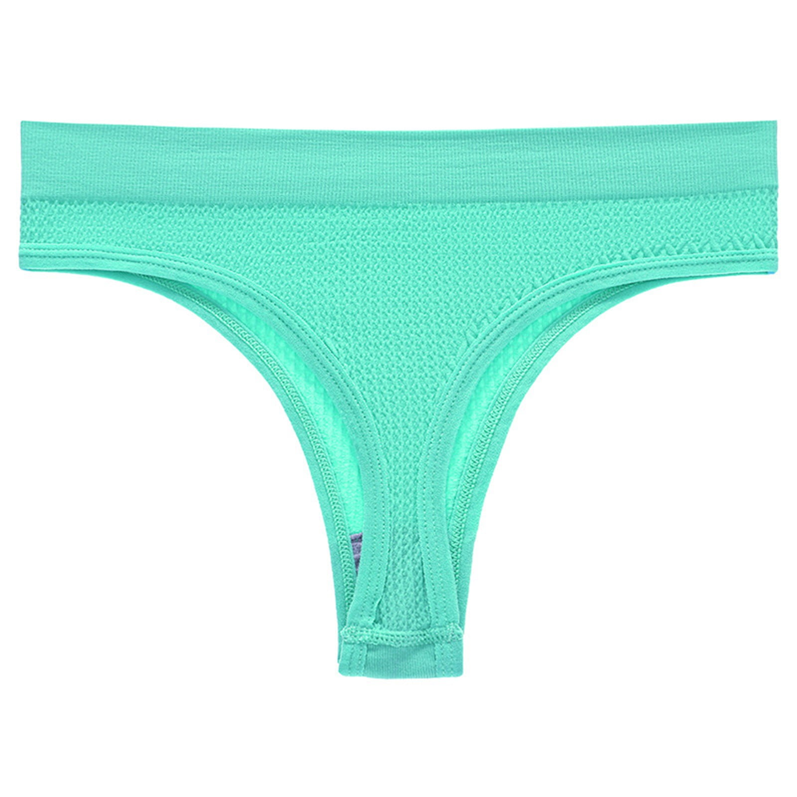 ABATAB Seamless Thongs for Women Low Rise No Show G String Panties ...
