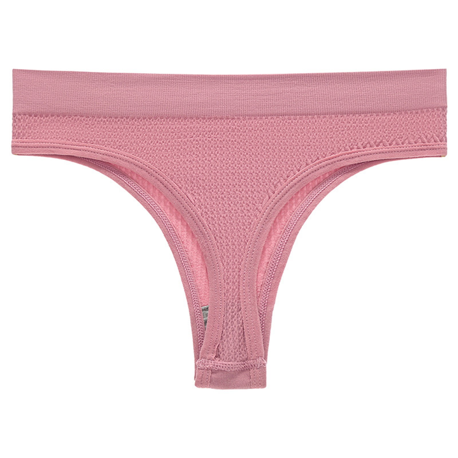 ABATAB Seamless Thongs for Women Low Rise No Show G String Panties ...