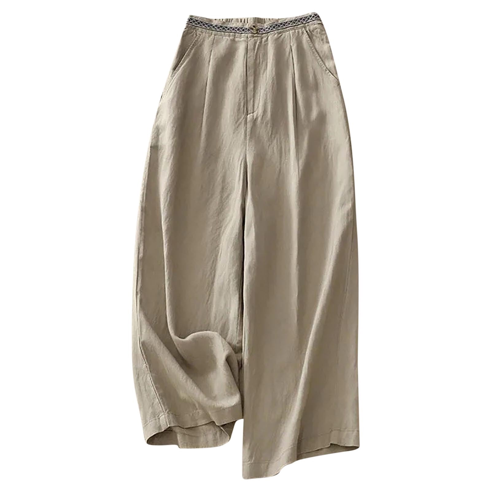 ABATAB Women Wide Leg Pants Loose Fit Lounge Comfortable Trousers ...