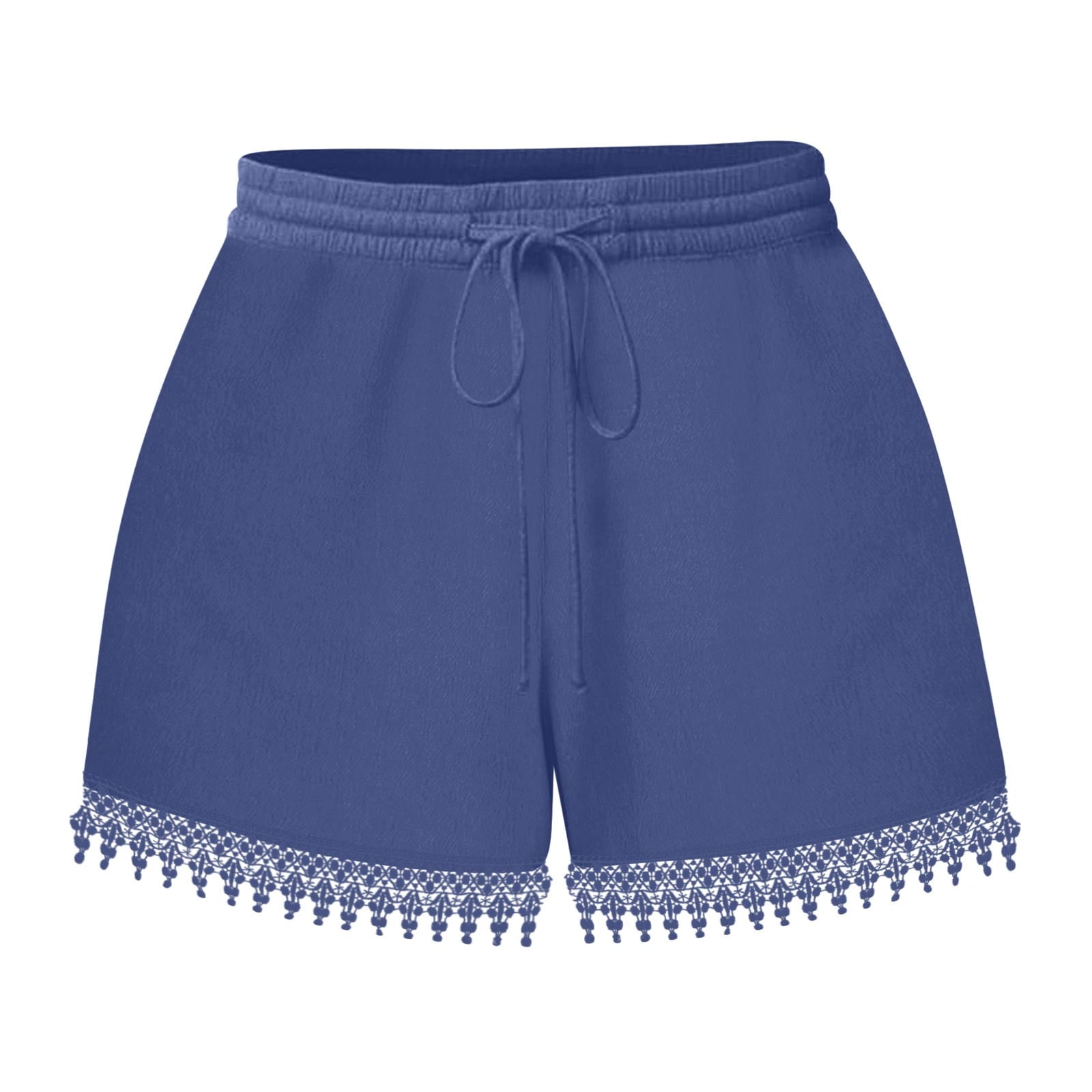 ABATAB Womens Shorts 2025 Comfy Summer Drawstring Lace Shorts Trendy ...