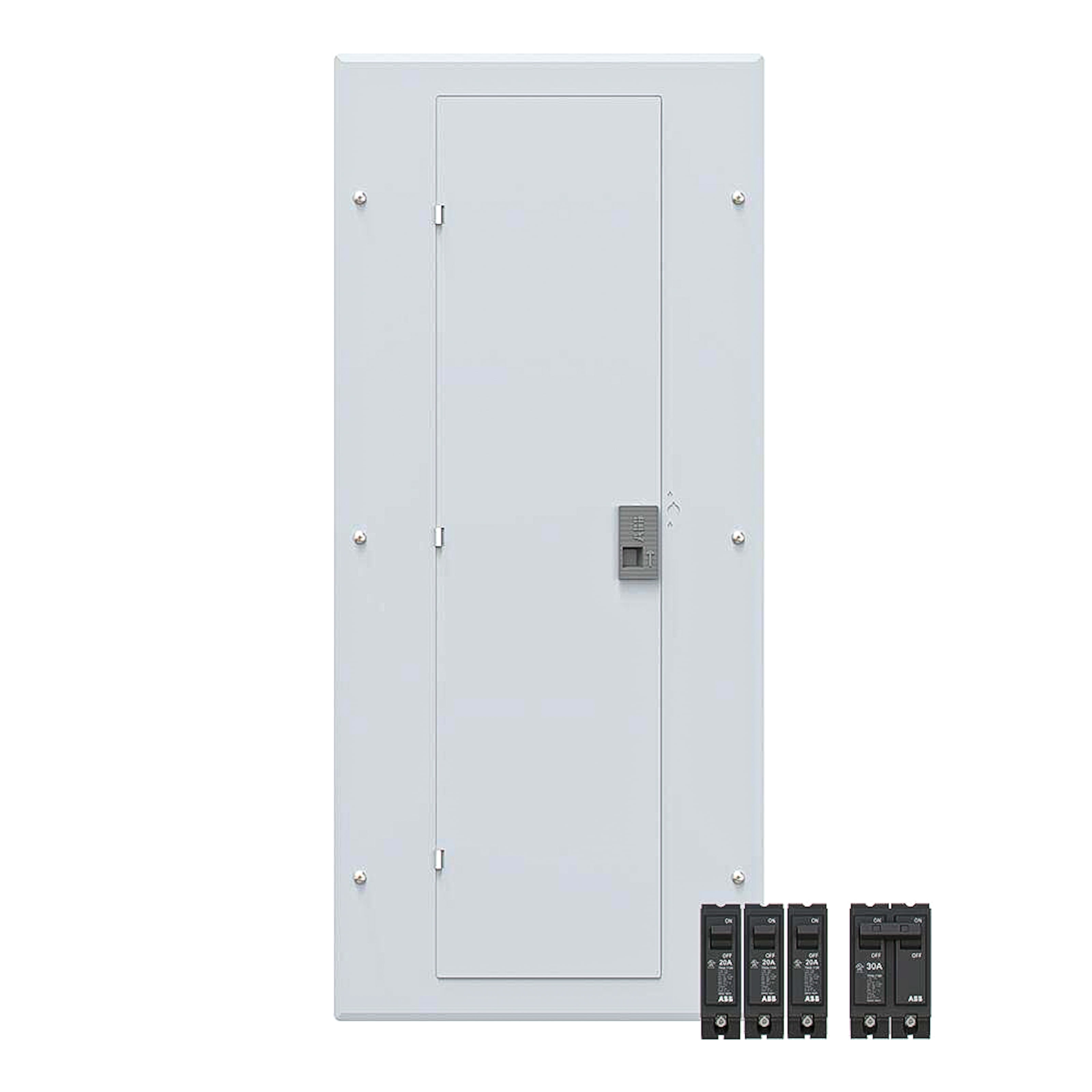 ABB 150A Indoor Load Center 30-Space 60-Circuit Main Breaker Panel ...