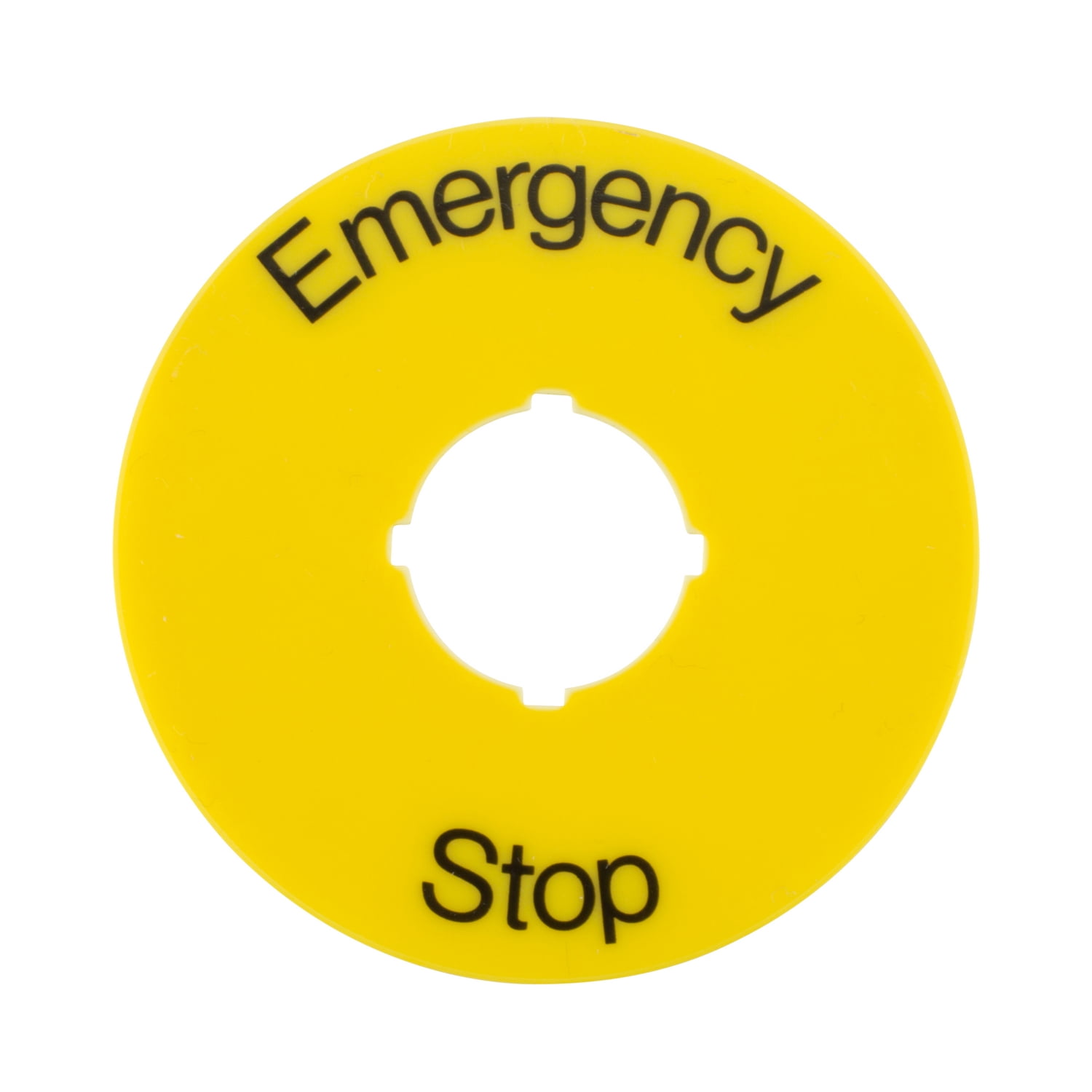 ABB 1SFA616915R1005, Legend Plate For Use With 70 mm Emergency Stop ...