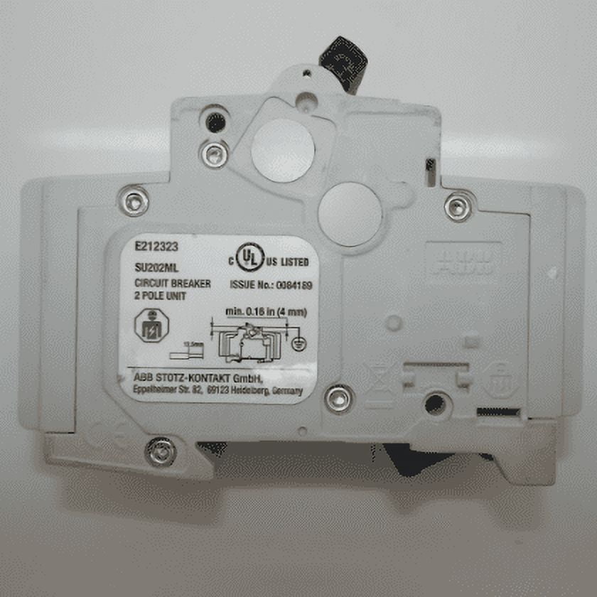 ABB 2 Pole Unit 10A Circuit Breaker SU202ML-K - Walmart.com