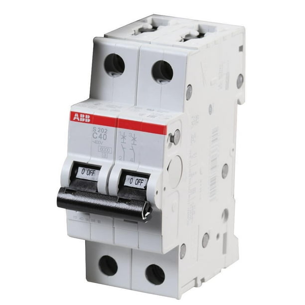 ABB - 40A DP Type C MCB - Walmart Business Supplies