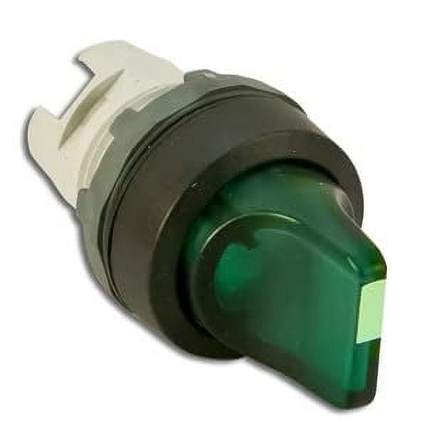 ABB M3SS1-11G Selector Switch Operator, 22 mm, Maintained, Green, 3 ...