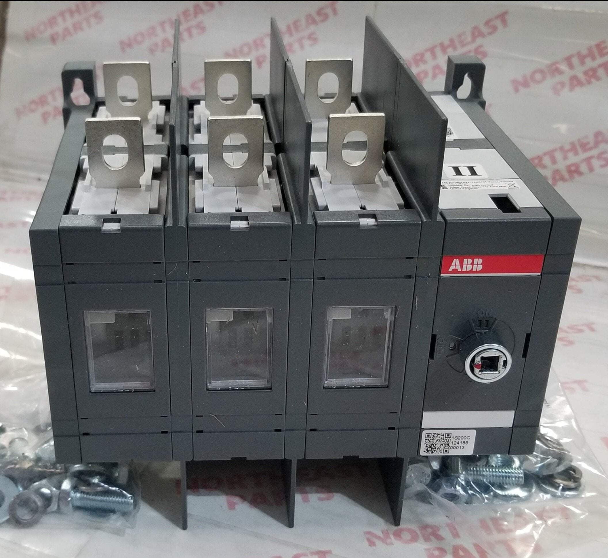 ABB OT200U30C, Non-Fusible Transfer Switch; 3 Pole; 200A; Panel Mount ...