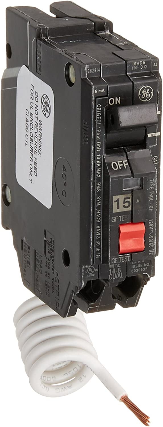 ABB Q-Line® THQL1115GFTP 15A Ground Fault Interrupter Circuit Breaker ...
