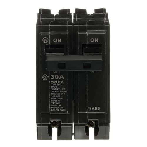 ABB Q-Line® THQL2130 Q Line 30A Double-Pole Circuit Breaker • 10kAIC ...