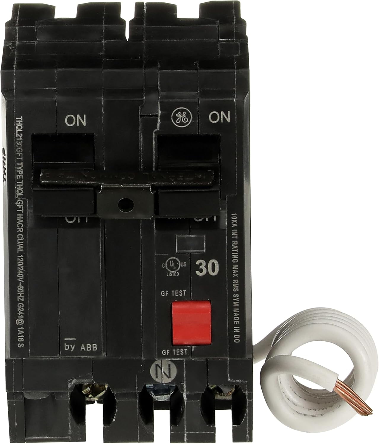 ABB Q-Line® THQL2130GFT 30A Double Pole Circuit Breaker • 30 Amp Double Pole Ground Fault ...