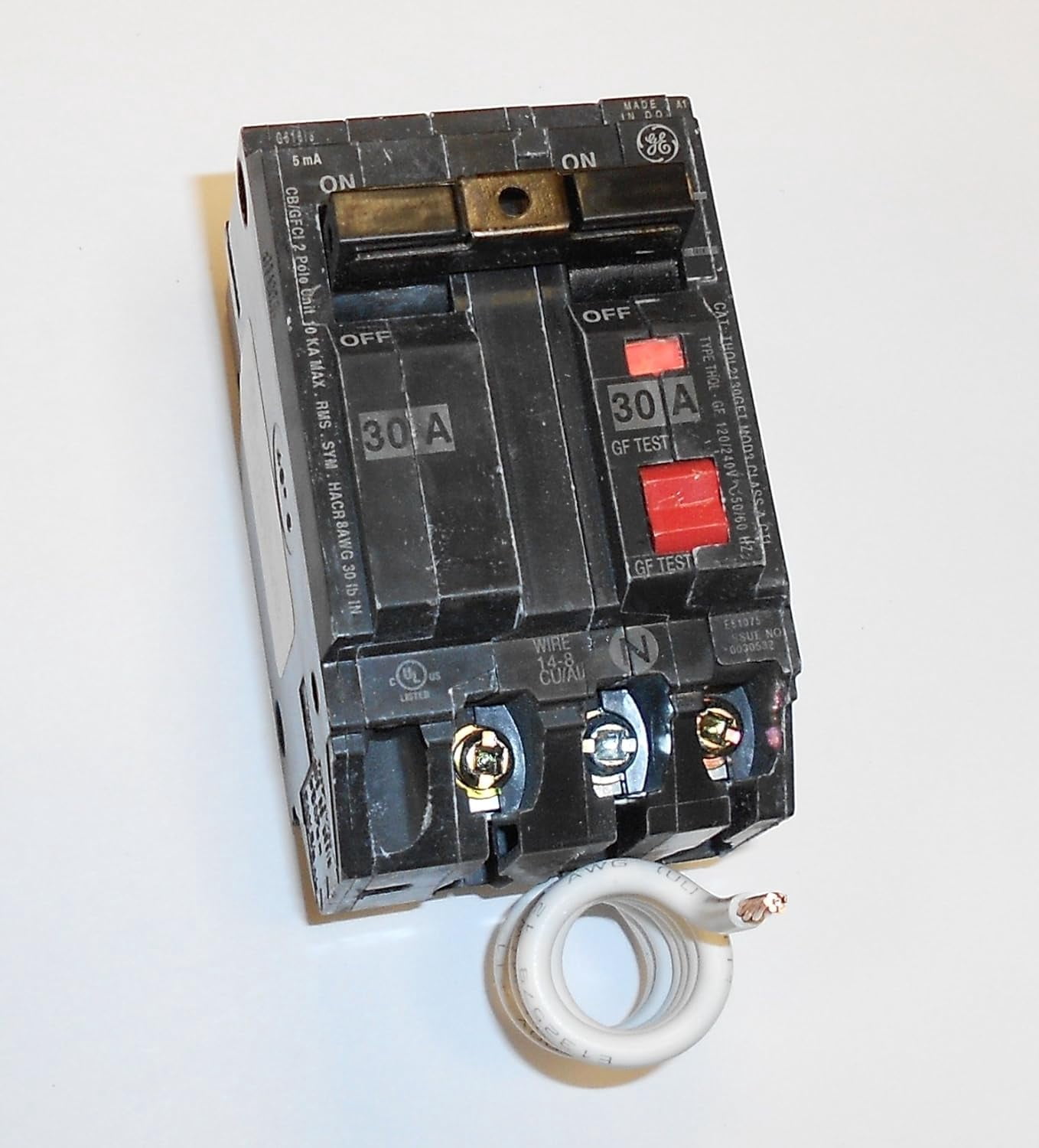 ABB Q-Line® THQL2130GFT 30A Double Pole Circuit Breaker • 30 Amp Double ...