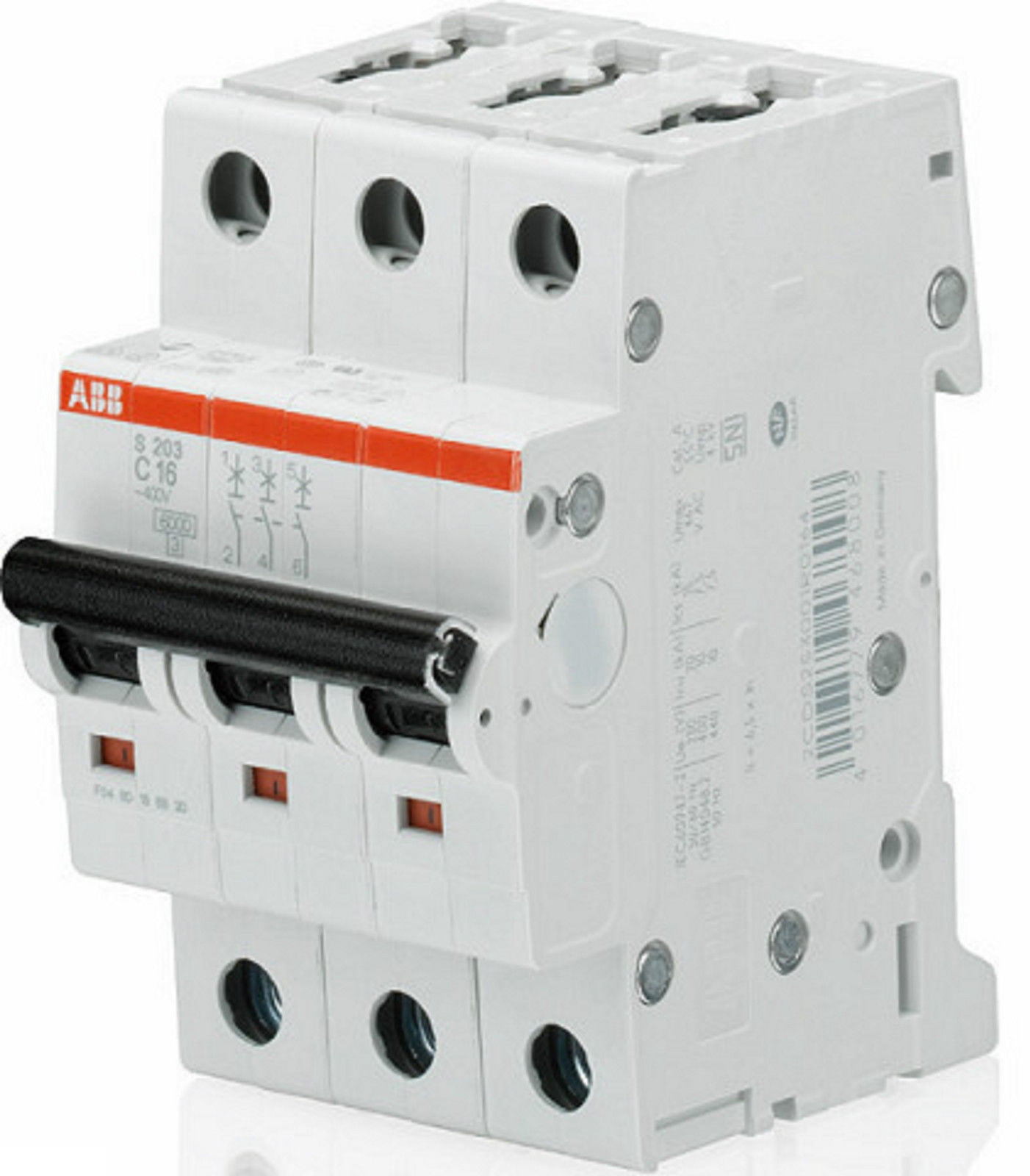 ABB S203UP-K6 - 3 Pole Miniature Circuit Breaker Unit - Walmart.com