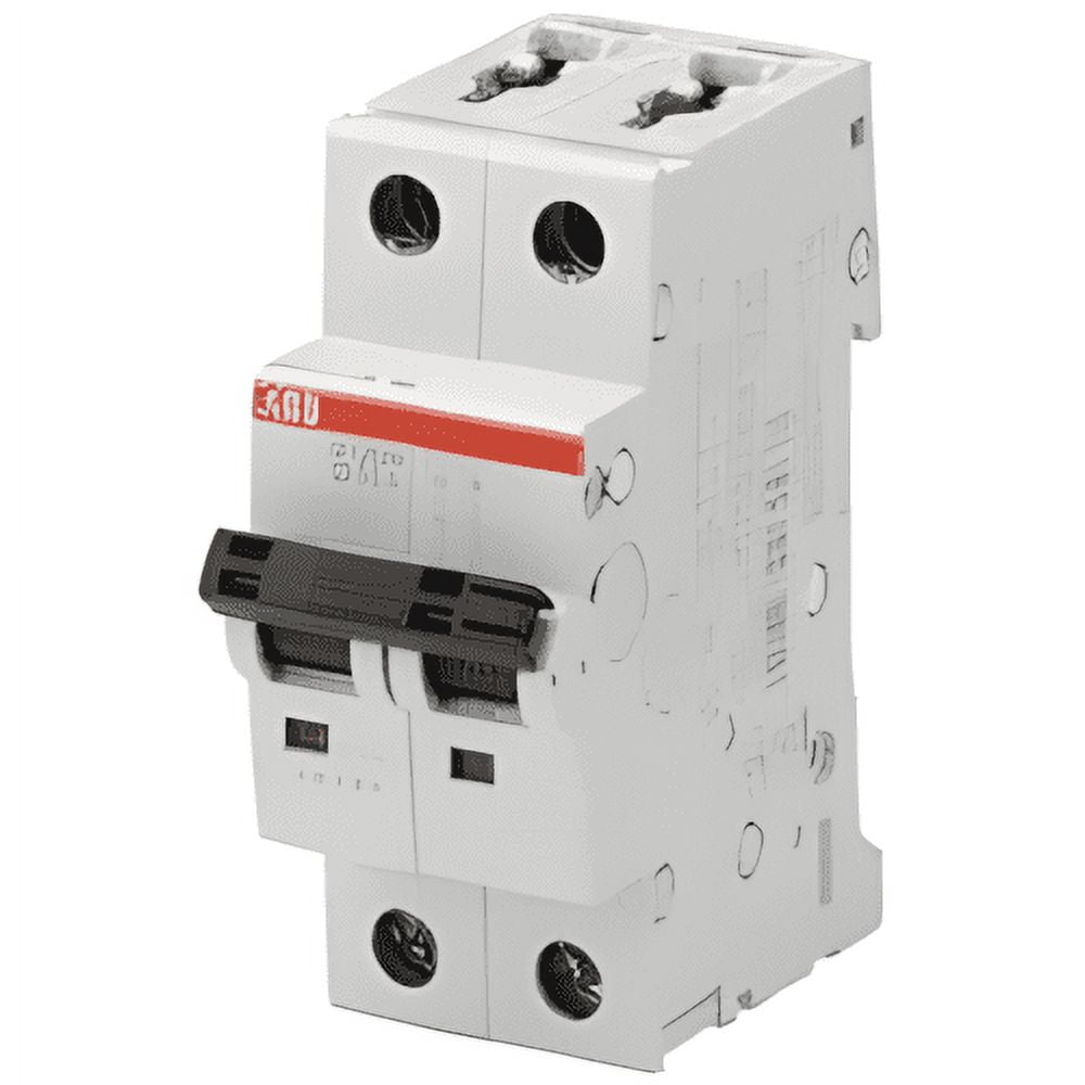 ABB ST202M-C5, Circuit Breaker,Miniature,DIN Rail Mount,C Curve,2 Pole,5A - Walmart.com