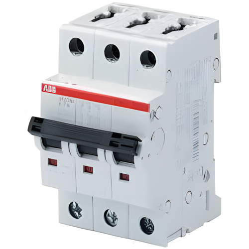 ABB ST203M-C1, Circuit Breaker,Miniature,DIN Rail Mount,C Curve,3 Pole ...