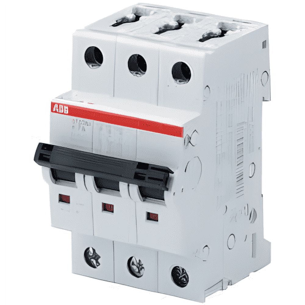 ABB ST203M-C15, Circuit Breaker,Miniature,DIN Rail Mount,C Curve,3 Pole,15A - Walmart.com
