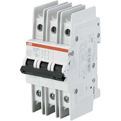 ABB SU203M-C16, Miniature Circuit Breaker, Trip Curve C, 16 Amp, 3 Pole, UL489 - Walmart.com